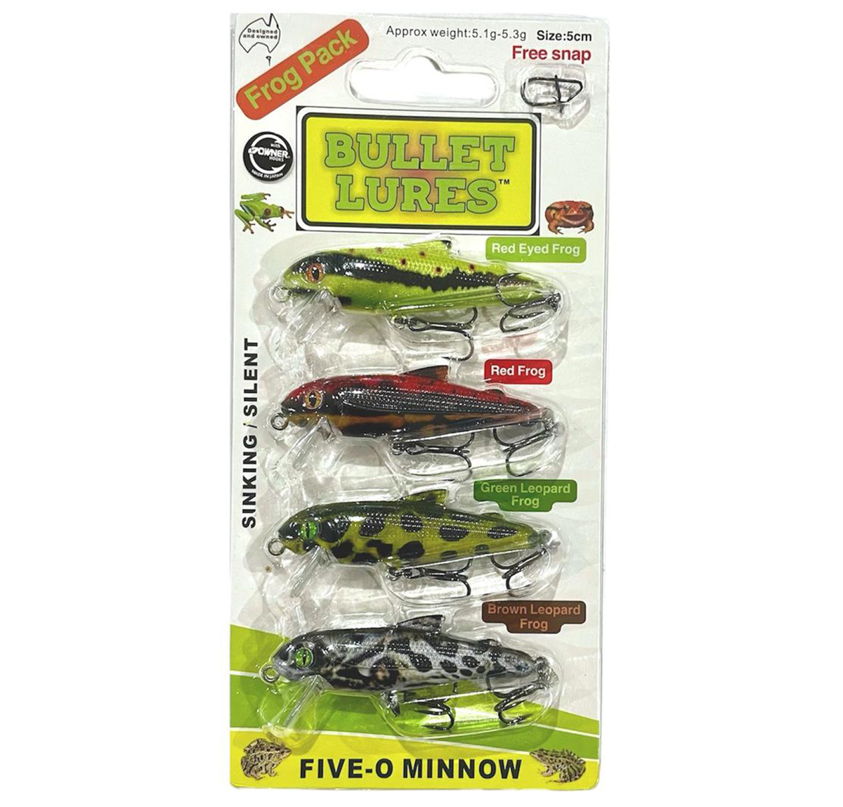 Frog pack – Bullet Lures